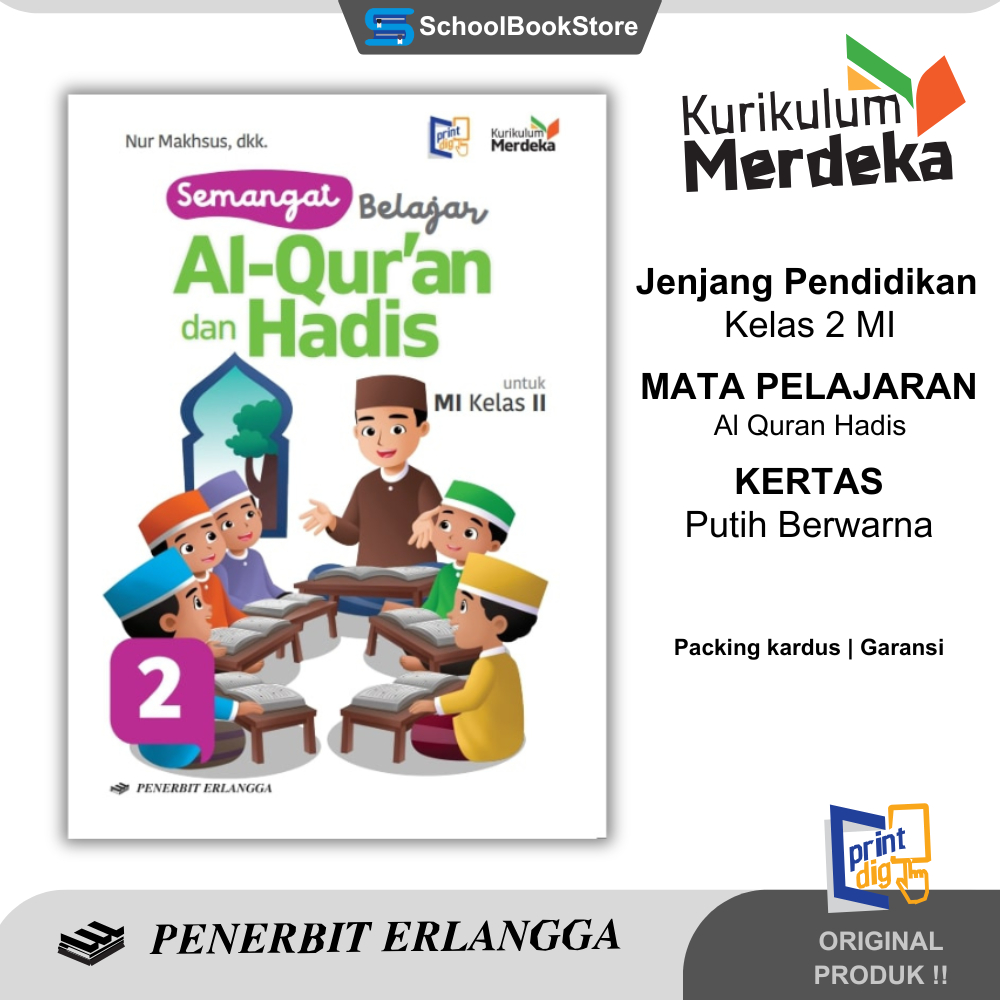 Erlangga Class 2 Student Book MI Madrasah Ibtidaiyah SPIRIT LEARNING AL ...