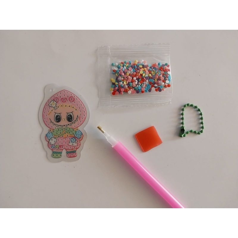 DIY Diamond painting Labubu/DIY children Diamond painting Labubu ...