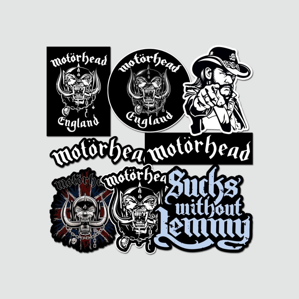 Motorized PACK Sticker - Death Metal Logo Sticker - Cutting Sticker ...
