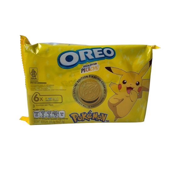 Oreo Pokemon Pikachu Cookies Special Edition 165gram | Shopee Malaysia