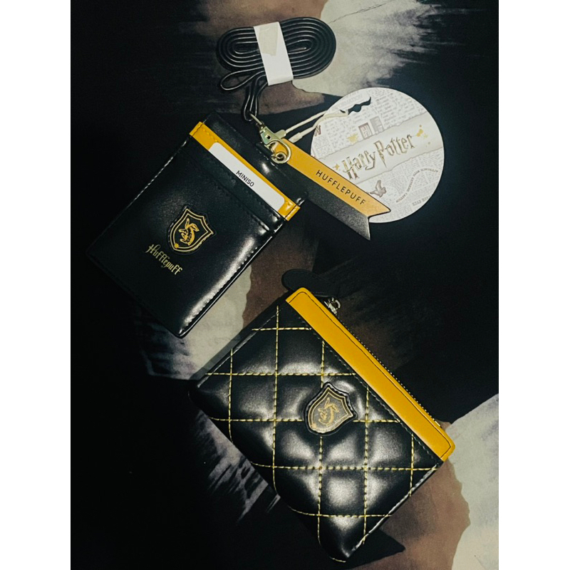 Miniso x harry potter hufflepuff women's trifold wallet | Shopee Malaysia