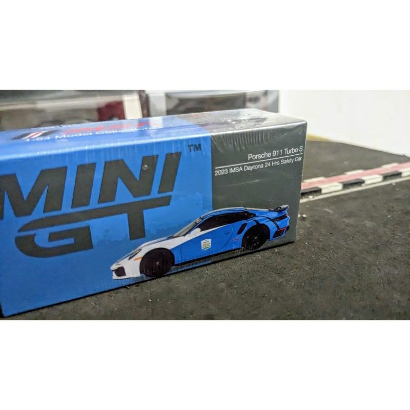 Diecast. Mini GT Porsche 911 Turbo S 2023 IMSA Daytona Safety Car no ...