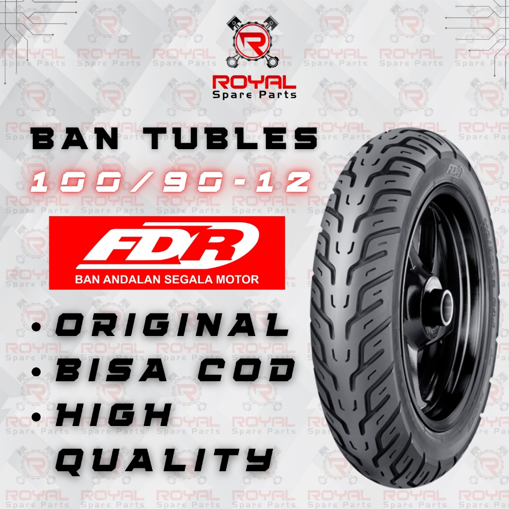 Scoopy FRONT TUBLES TIRE / FREEGO FDR 100/90-12 CITY GO ORIGINAL FDR ...