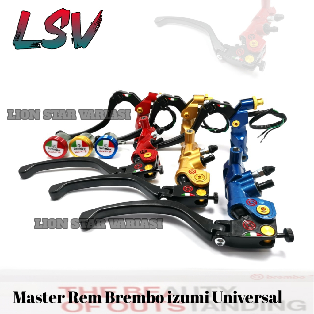 Izumi Master Brake Set Right Left Universal Motorcycle Handle 1 Tube RX ...
