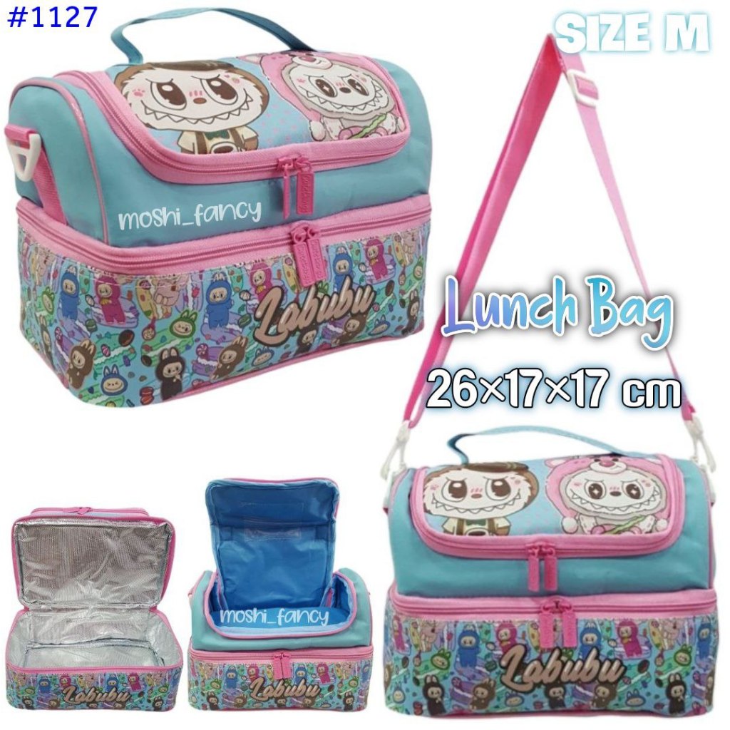 Labubu 2 Tier Lunch Bag / Labubu Lunch Bag 2 Tier Lunch Bag / Girls ...