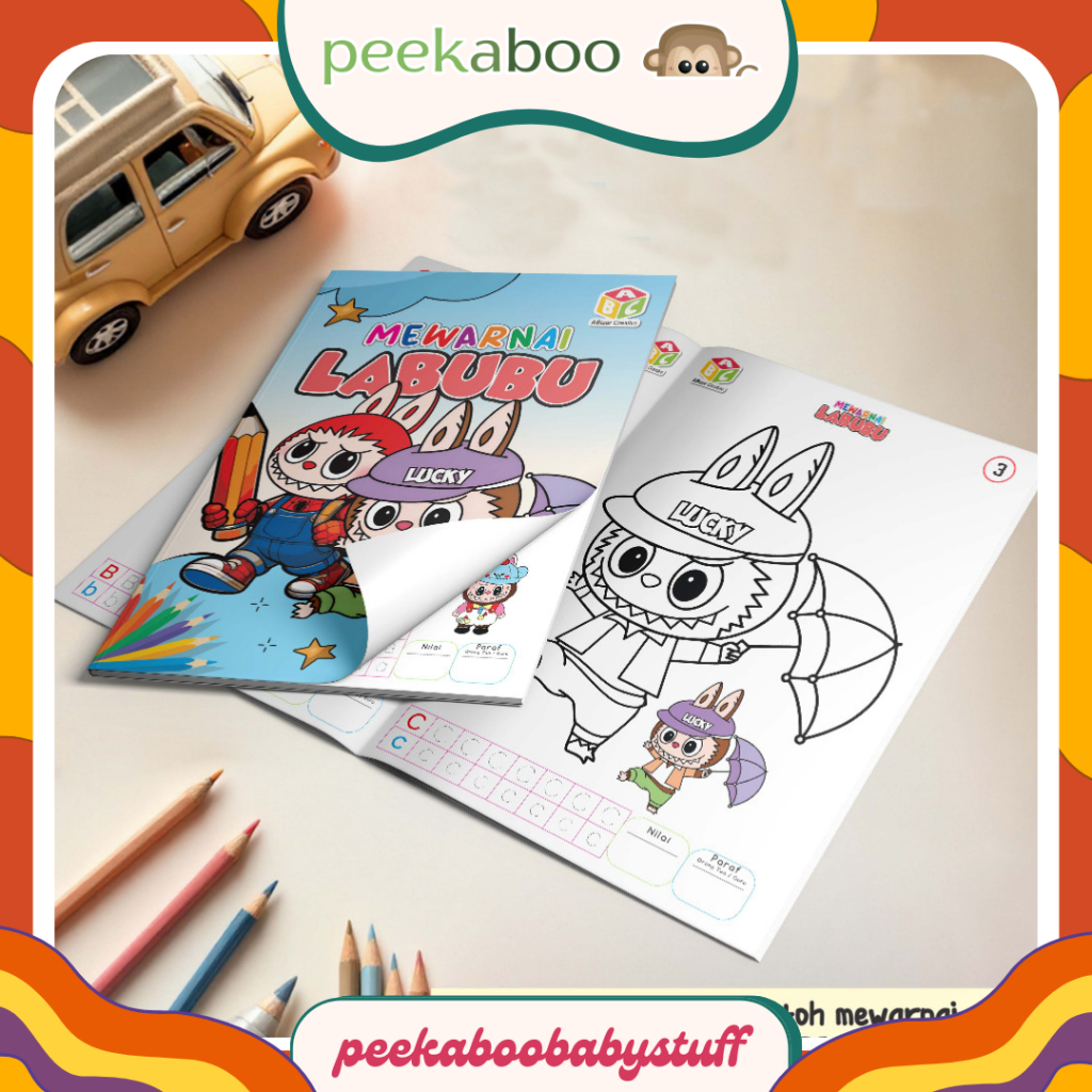 Full COLOR COLORING BOOK (FC) A5 - LABUBU - FC || Full COLOR BOOK FOR ...