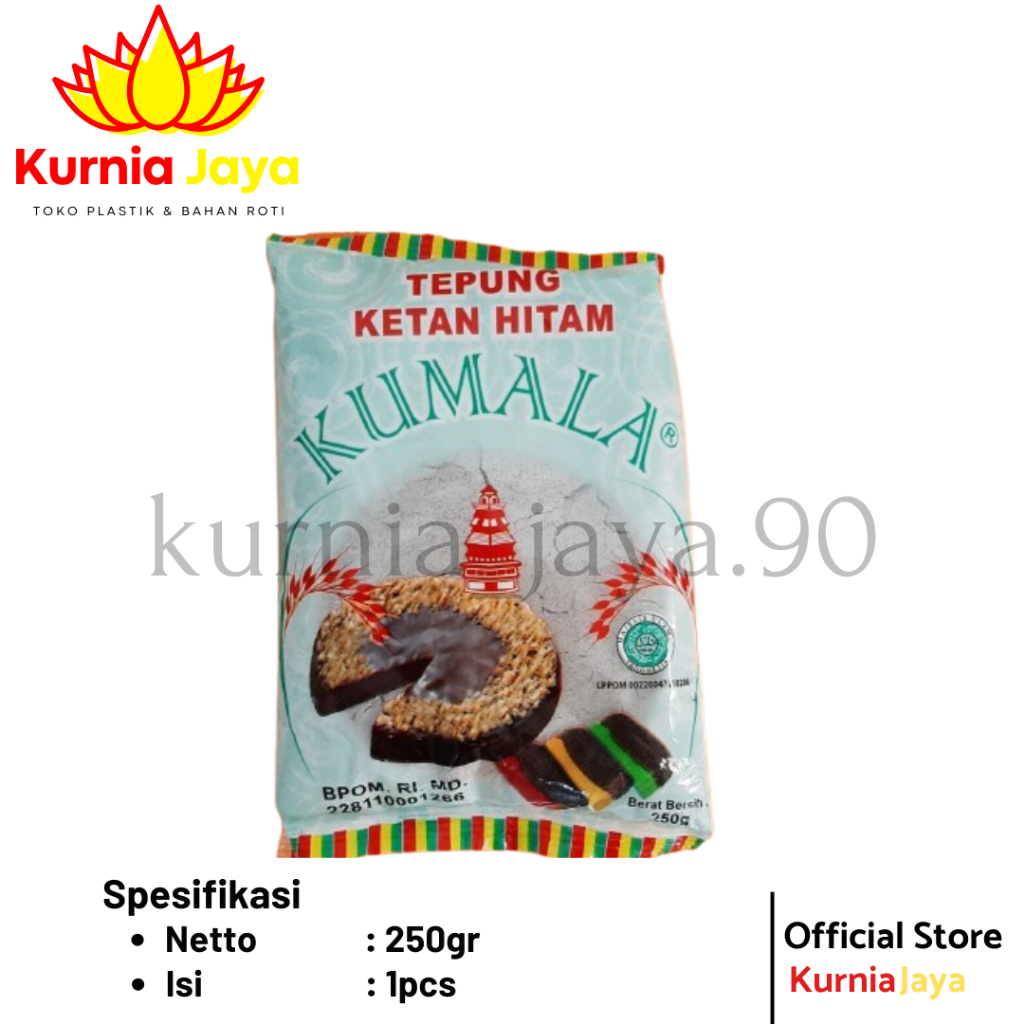 HITAM [ Kumala ] Black Glutinous Rice Flour 250gr | Shopee Malaysia