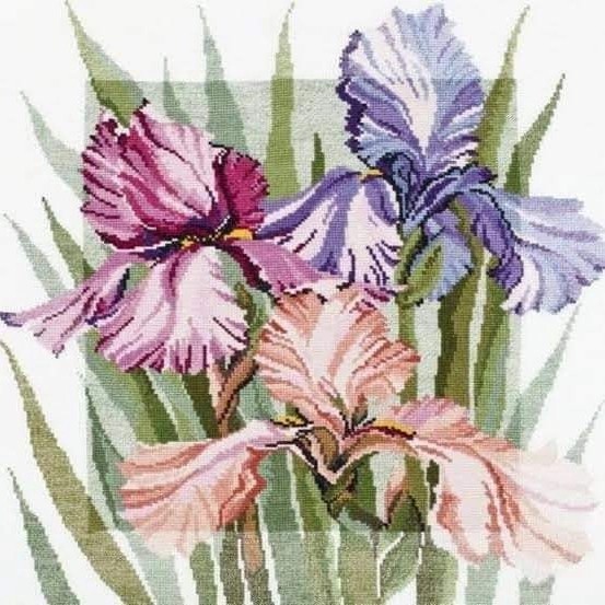Original Kristik Package / Original Oven 341 Blomming Irises (BA ...