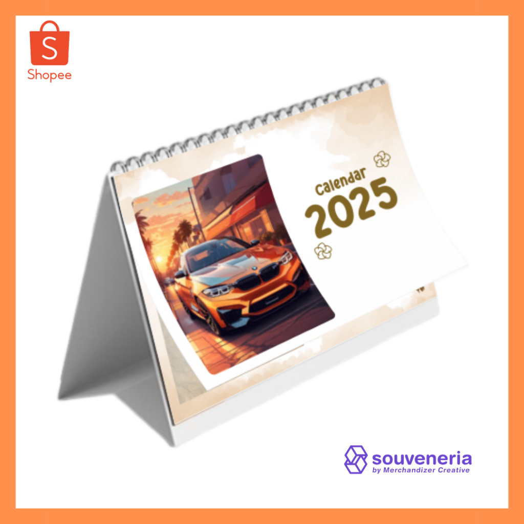 Custom 2025 Calendar Desk Duplex Coaster / Print 2025 Desk Calendar ...