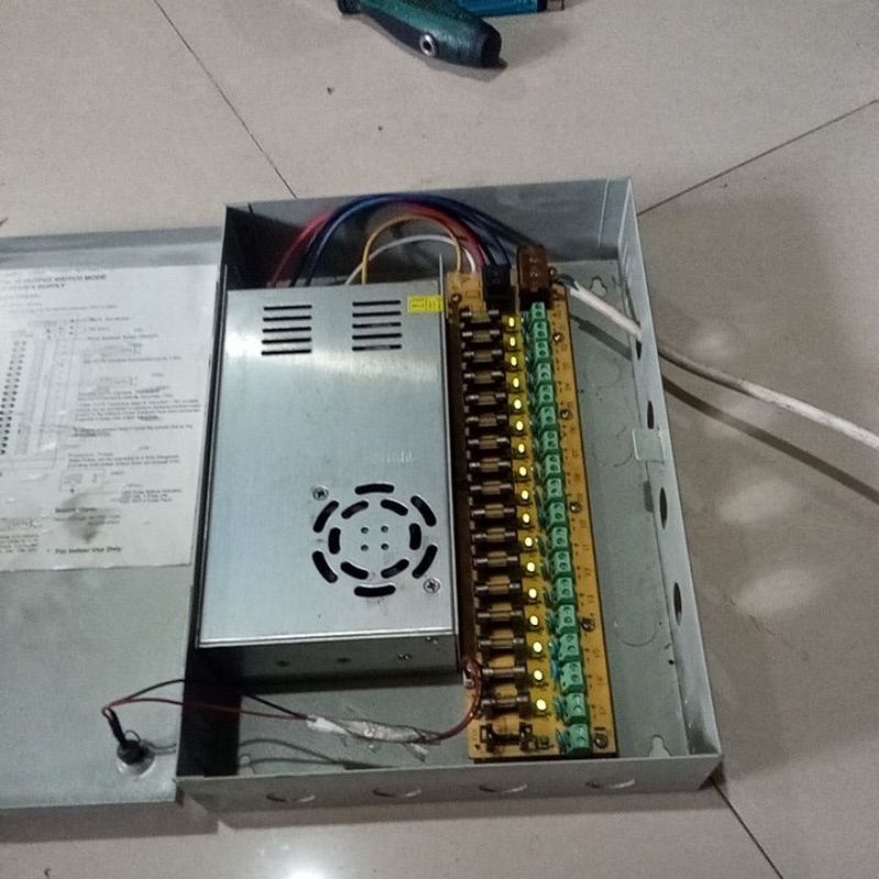 Cctv power supply 12V 30A 18ch | Shopee Malaysia