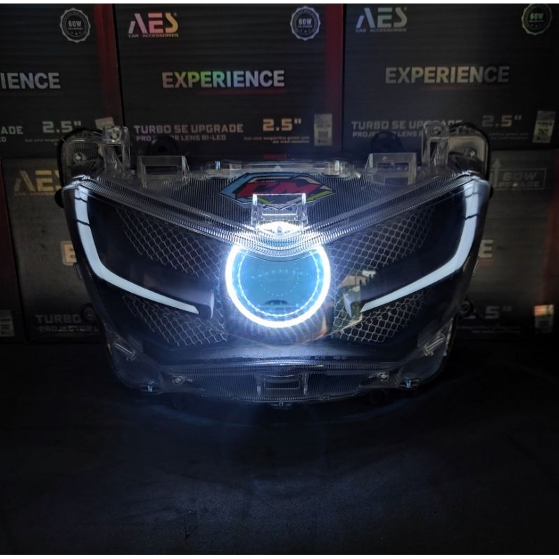Headlamp SET HEADLIGHT SET CUSTOM BILED AES EXPERIENCE LAZY EYES YAMAHA ...