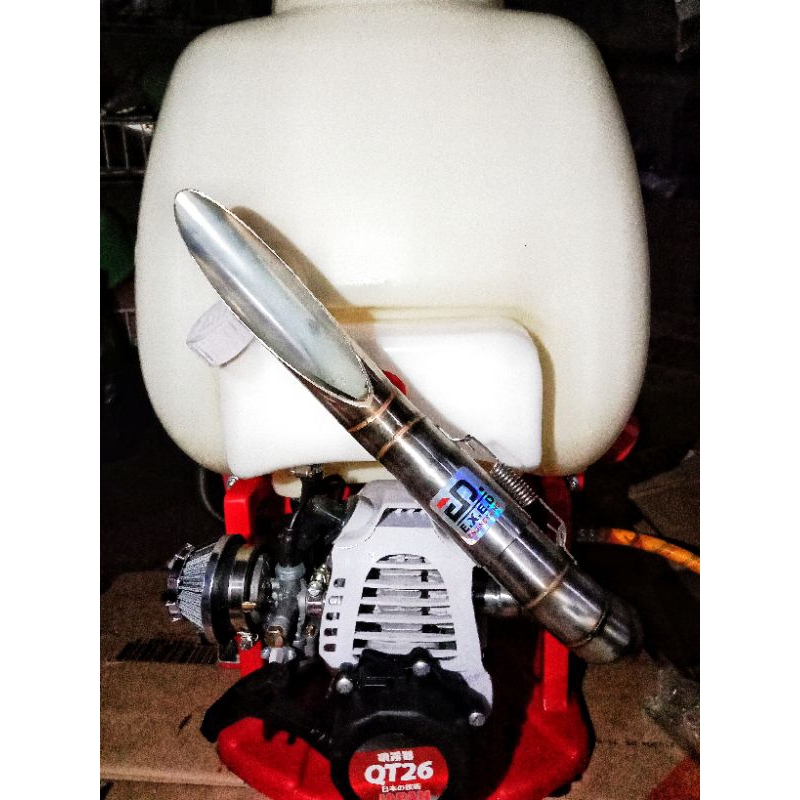 MESIN Thai RACING SPRAYER MACHINE EXHAUST SPRAYER TU26 STAINLESS ...