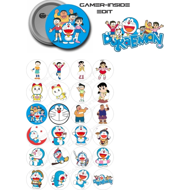 Doraemon PIN SIZE 4,4CM | Shopee Malaysia