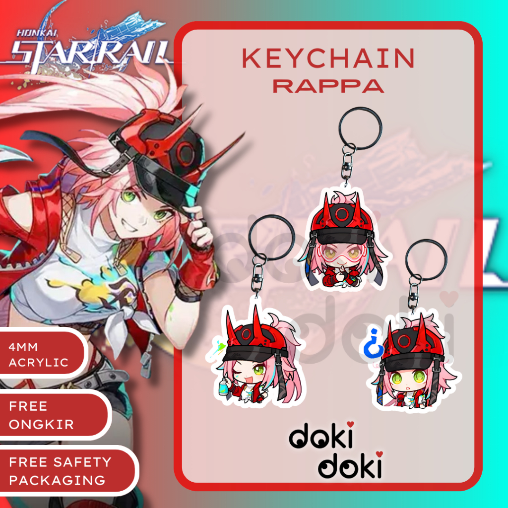 GANTUNGAN Keychain RAPPA HONKAI STAR RAIL KEYCHAIN | Shopee Malaysia