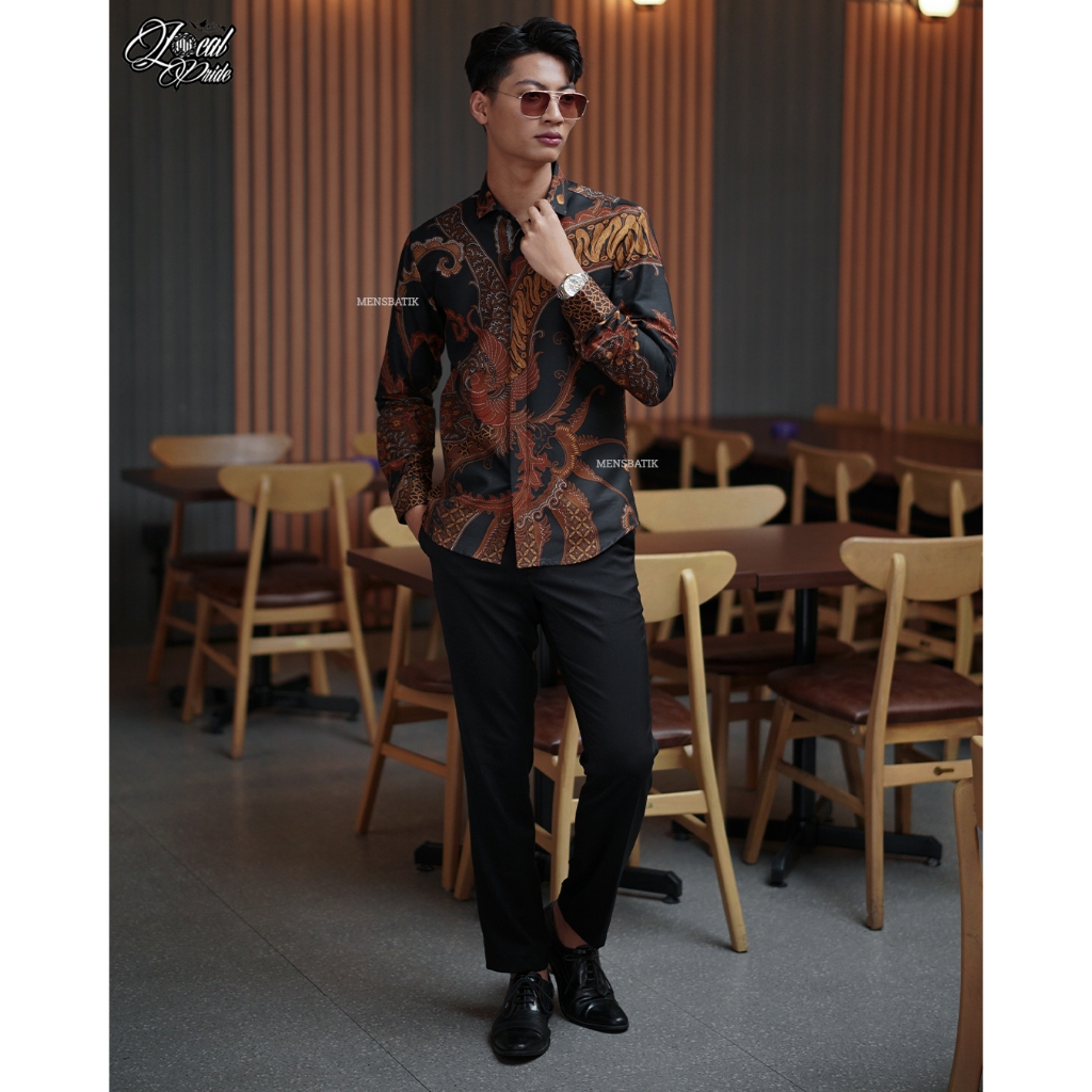 KEMEJA Mensbatik - Parakrama- Slimfit batik - men's batik - batik shirt ...