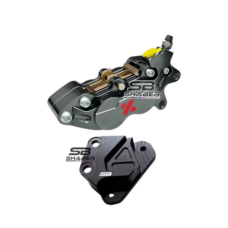 Ktc 4Piston P4 Front Caliper Yamaha Xmax 250 P4 Xmax Front Bracket ...
