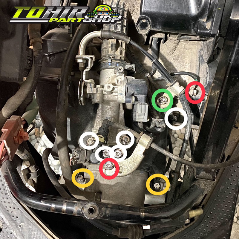 MESIN Beat ESP Stainless HENG Engine Area Stainless Bolts | Shopee Malaysia