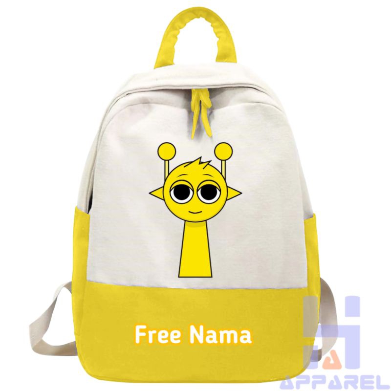 Incredibox SPRUNKI YELLOW SIMON CHILDREN'S BACKPACK FREE NAME | Shopee ...