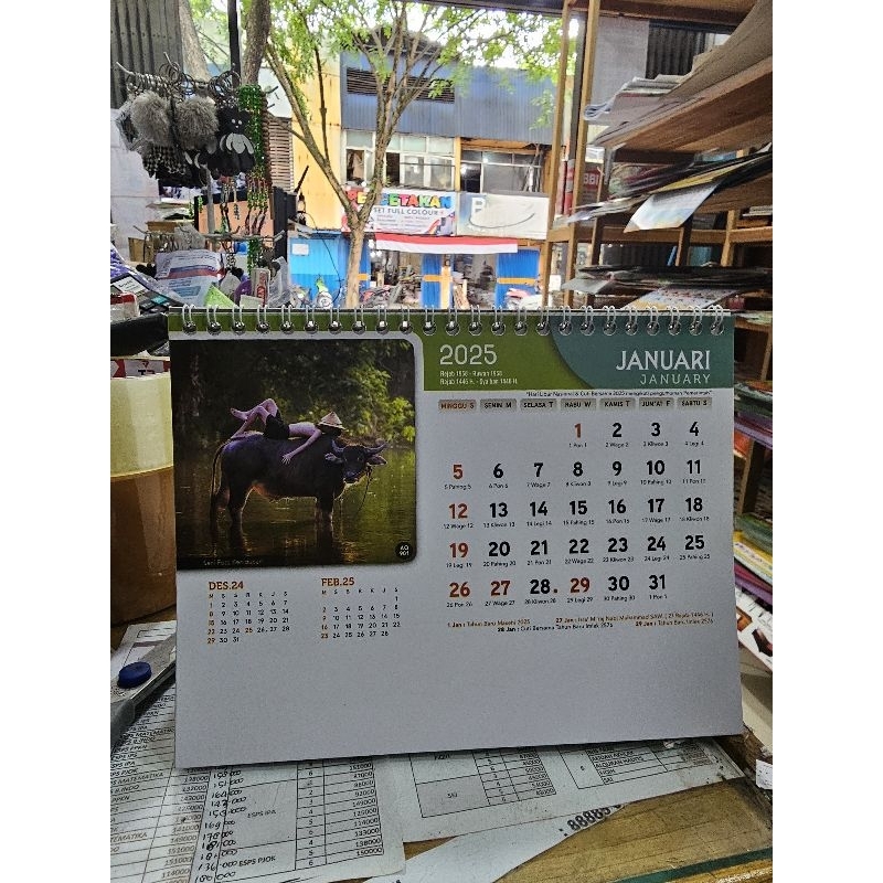 Desk Calendar 2025 Sitting Calendar clear HD image | Shopee Malaysia