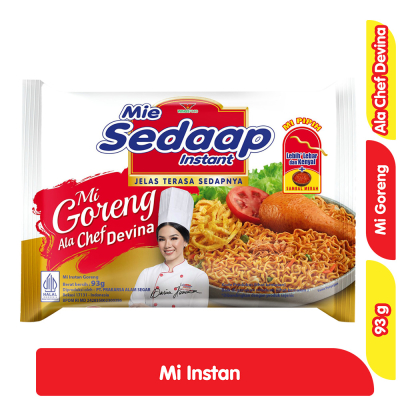 Mie Sedaap Instant Fried Noodles Chef Devina Style [ 93 Gr] / 1 Pc ...