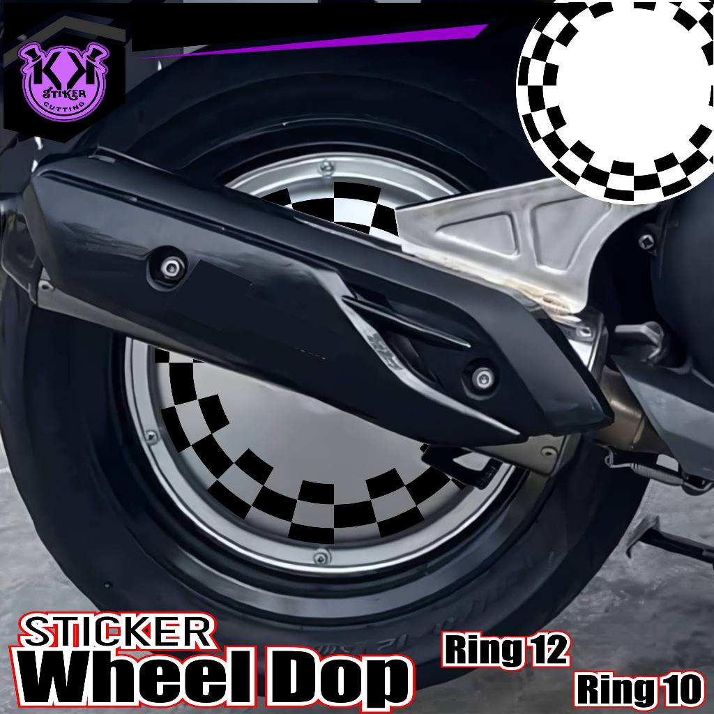 Sc.402a/wheel DOP RING 12 INCH/STICKER WHEEL DOP RING 10/STICKER RACING ...