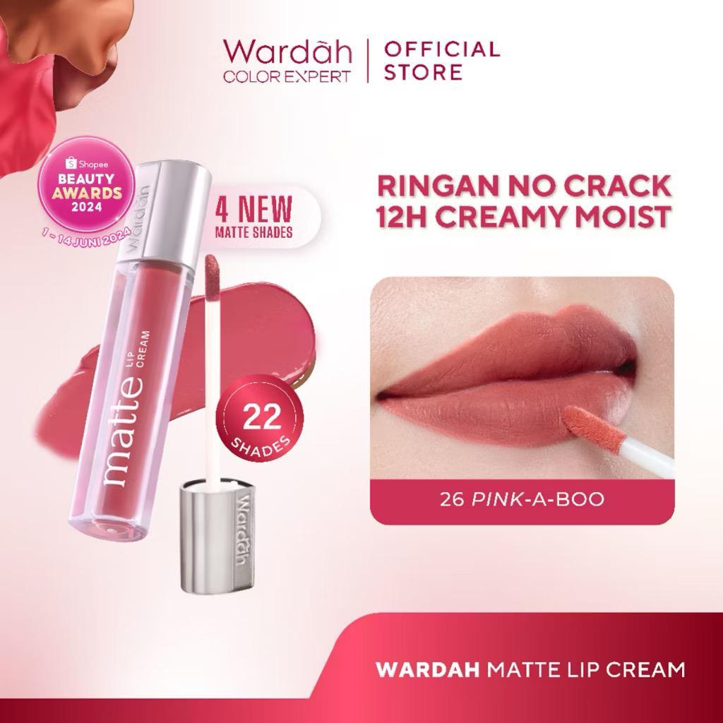 Wardah MATTE LIP CREAM all variants | Shopee Malaysia