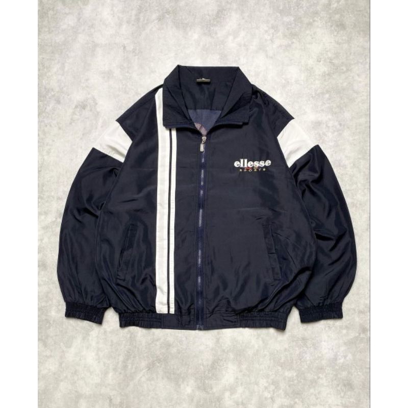 REPLIKA Vintage Ellesse Parka Jacket, Vintage Ellesse Bomber Jacket, Embroidered Logo Replica ...