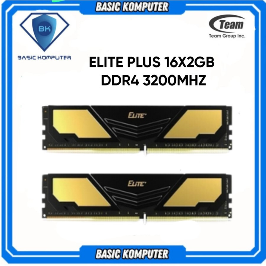 Ram Team Elite Plus 32GB (2x16GB) DDR4 3200Mhz | Shopee Malaysia