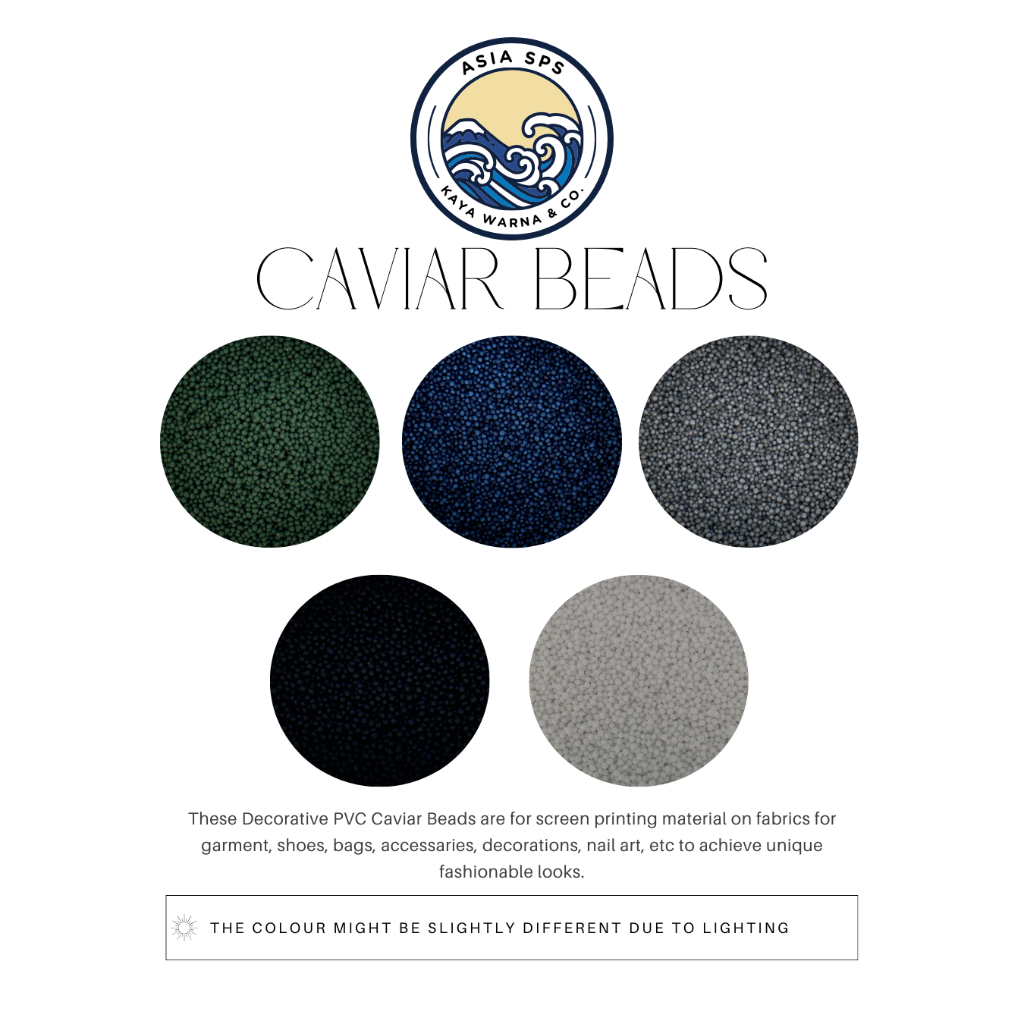 Caviar Beads Caviar Grains Special Effect Textile Screen Printing (100g ...