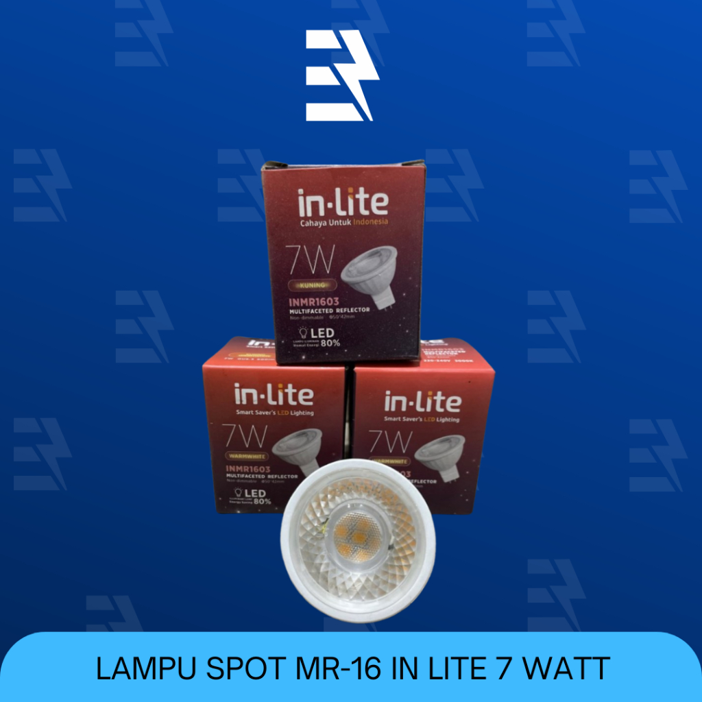 CAHAYA INLITE INMR1603 HALOGEN SPOTLIGHT LED FITTING MR16 7 WATT 220V ...
