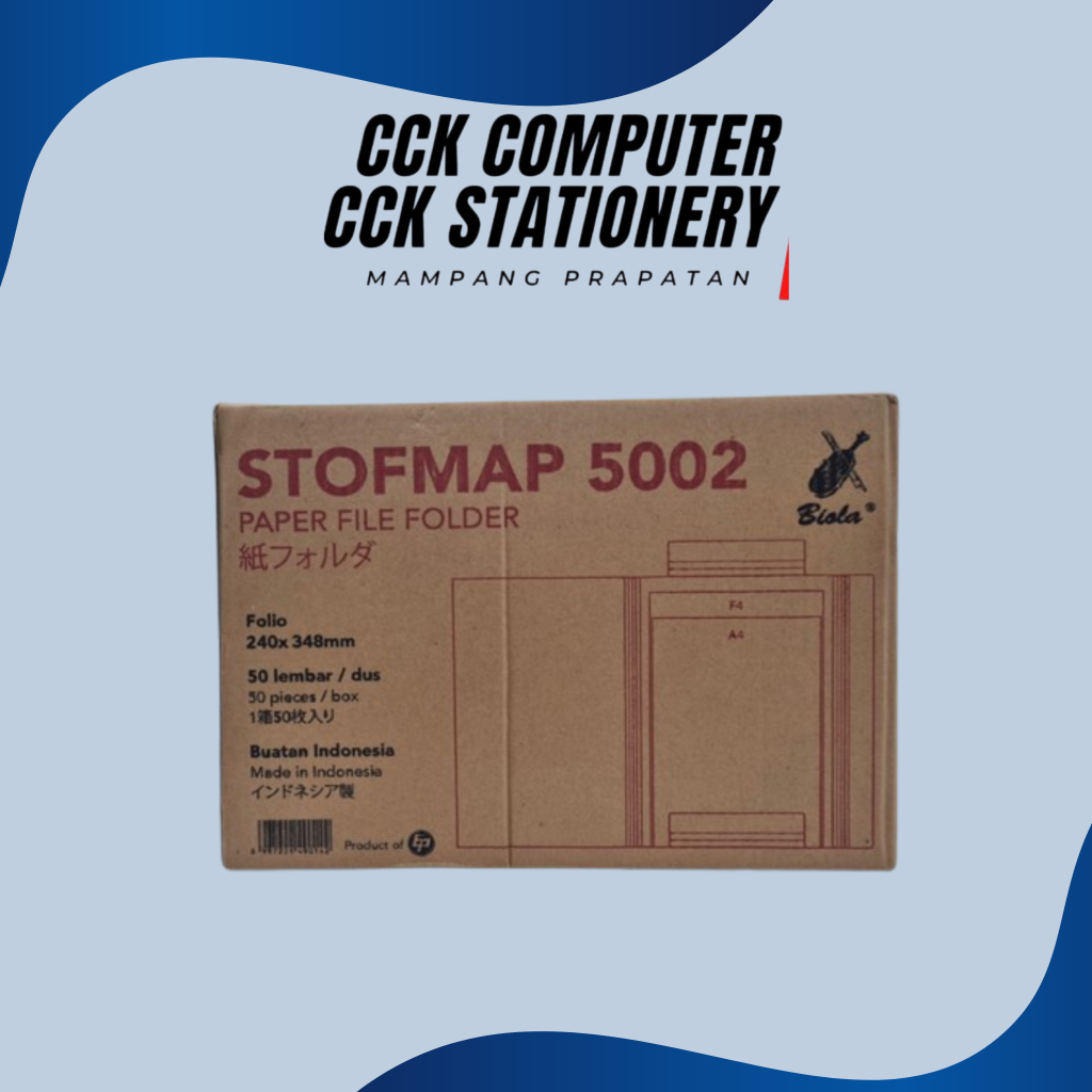 Stop map / stopmap violin 5002 folio / F4 paper 10 sheets | Shopee Malaysia