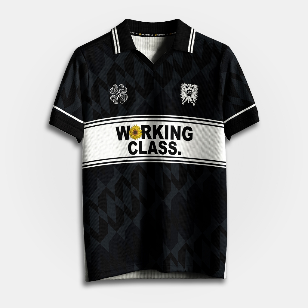 Class BLACK WORKING BAND JERSEY / VINTAGE JERSEY / RETRO JERSEY ...