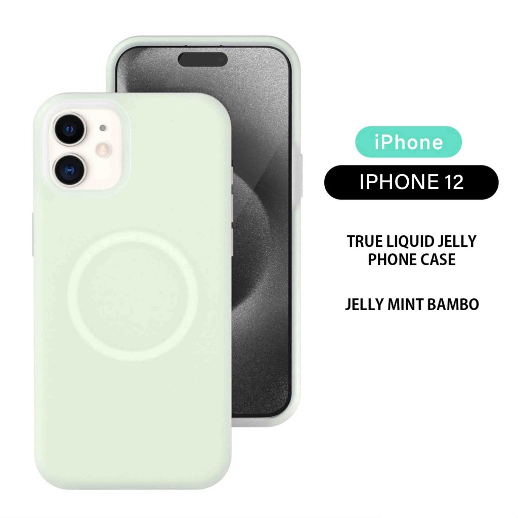 Case IP 12 Slica Jell Magsafe Silicon Bludru [S25] | Shopee Malaysia