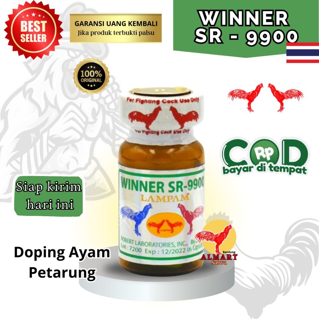 Doping Lampam WINNER SR 9900 | Shopee Malaysia