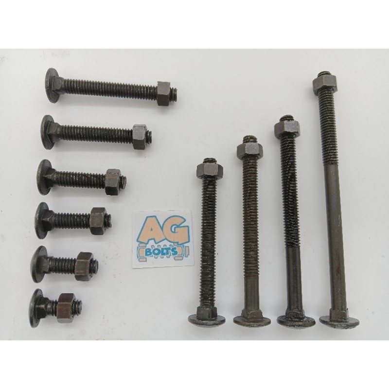 10 PCS CB Bolts 5/16 inch 2 to 15 cm / Umbrella Bolts / Fence / Bumper ...