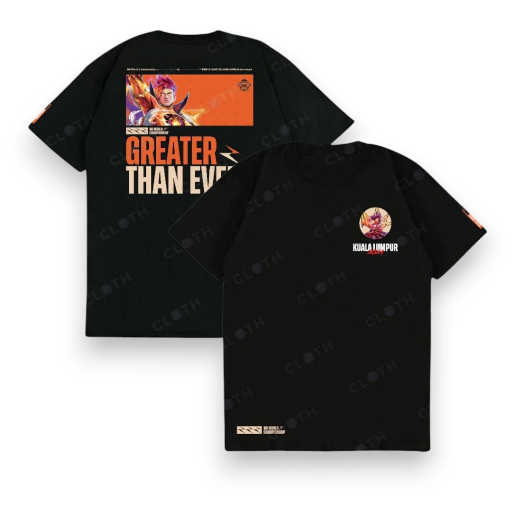 T-shirt KAOS M6 MLBB WORLD CHAMPIONSHIP MALAYSIA MOBILE LEGENDS COMBED ...
