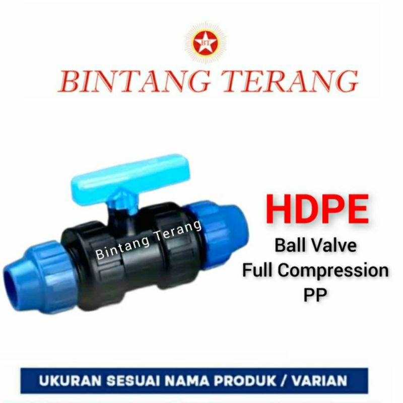 Stop HDPE Faucet 1/2" - 20 mm / HDPE Ball Valve / HDPE Ballvalve ...