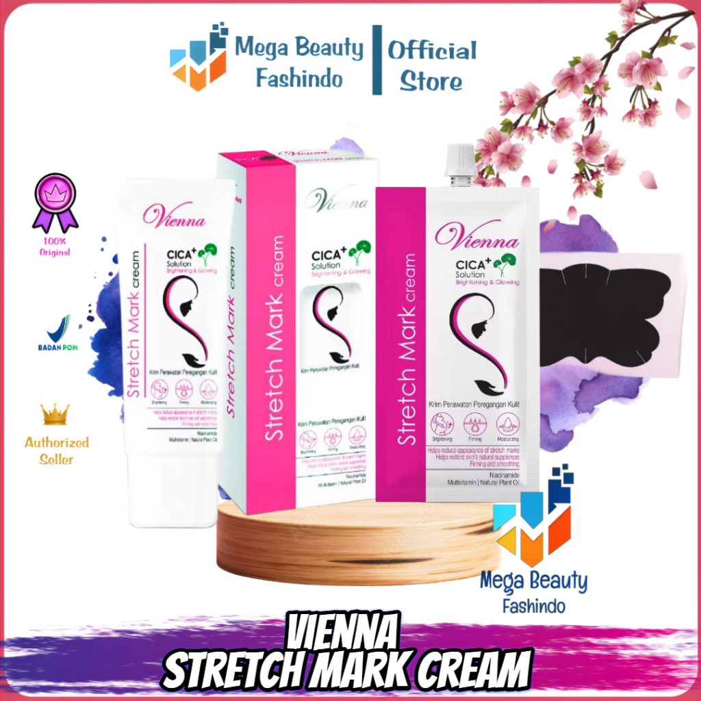 Vienna Stretch Mark Cream 30ml Sachet | 80ml Tube | Stretch Mark ...