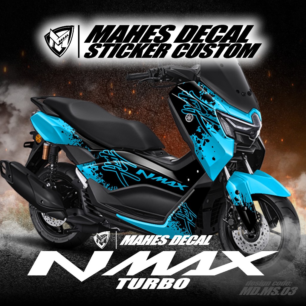 Yamaha Nmax Turbo Decal Sticker - NEW 2024 Nmax Sticker Full Body ...
