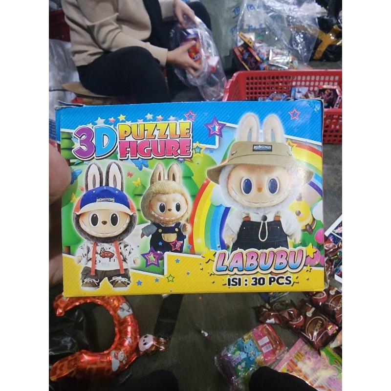 Labubu 3d puzzle contains 30 pcs | Shopee Malaysia