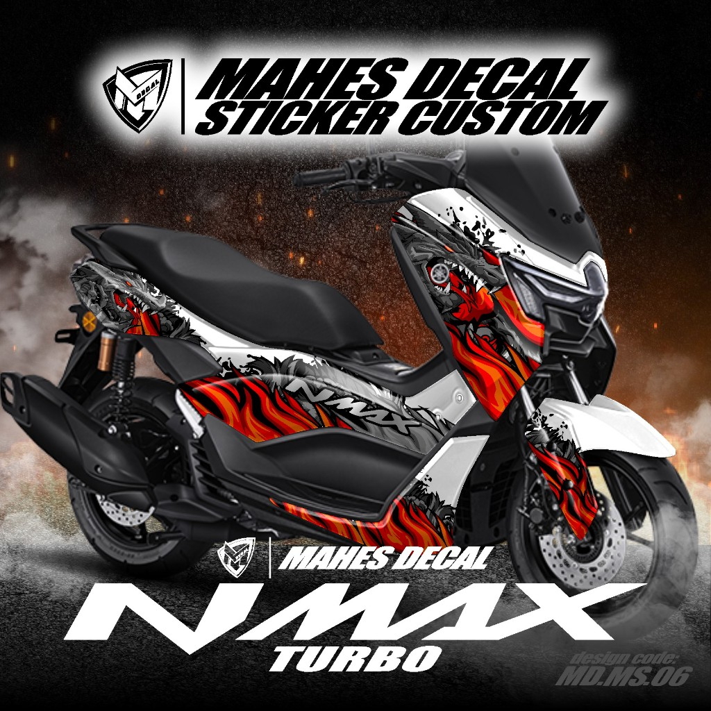 Yamaha Nmax Turbo Decal Sticker - NEW 2024 Nmax Sticker Full Body ...