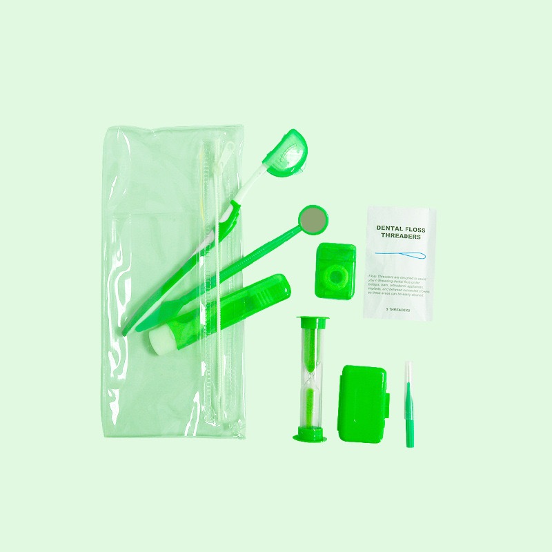 Orthodontic - Ortho Kit Care Dental Cleaning Set Travel Dental Wax ...