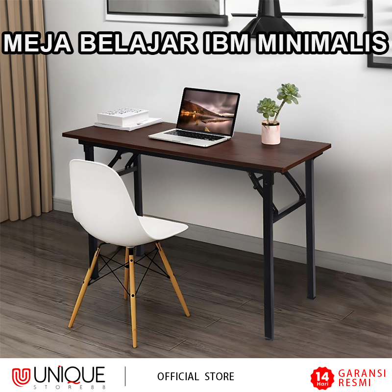 KAYU MDF Folding Table Study Folding Table Office Folding Table Laptop ...