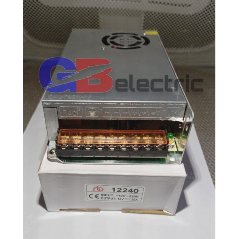12v 20a power supply with 12v 20a transformer LED indicator | Shopee ...