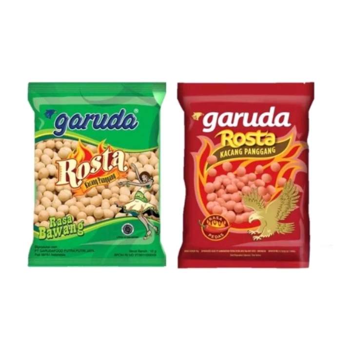Garuda rosta roasted peanuts 10 pcs x 20g spicy onion flavor | Shopee ...