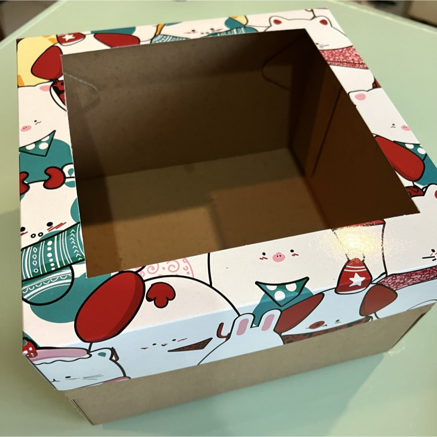 (5 Pcs) Brownies Packaging Box Box Hampers Pastries Cute Mika Edition ...