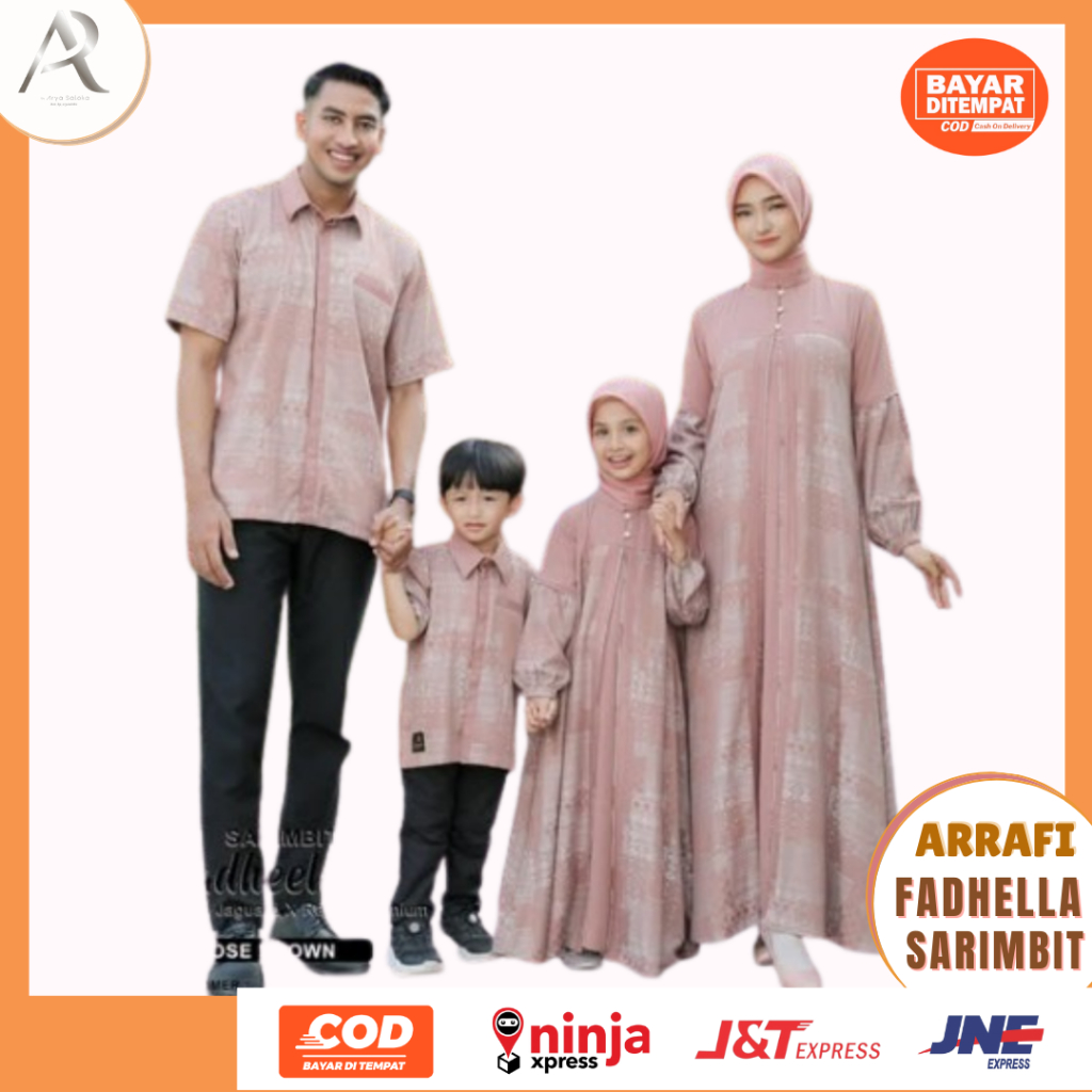 [READY] Newest SARIMBIT 2025 COUPLE FAMILY LEBARAN FADHELLA FAMILY SET ...