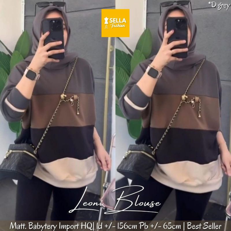 Leoni BLOUSE/ SUPER JUMBO | Shopee Malaysia