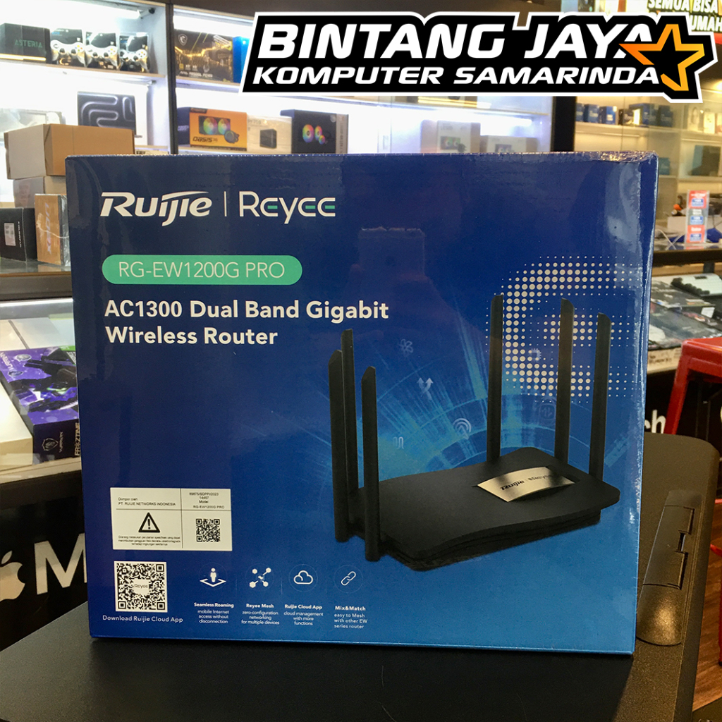 Ruijie Reyee Wireless Router RG-EW1200G PRO 1300M Dual Band Gigabit ...
