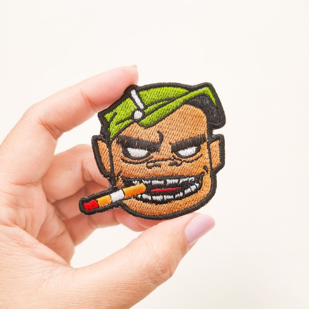 Music BAND EMBROIDERED PATCHES / RUSSEL EMBROIDERED BADGE - GORILLAZ- / 2D PERSONAL BRITISH BAND ...